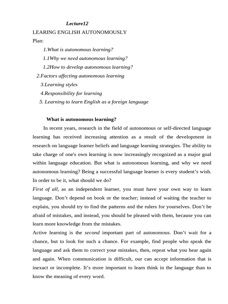 12 Lecture Pdf Learning Language Acquisition