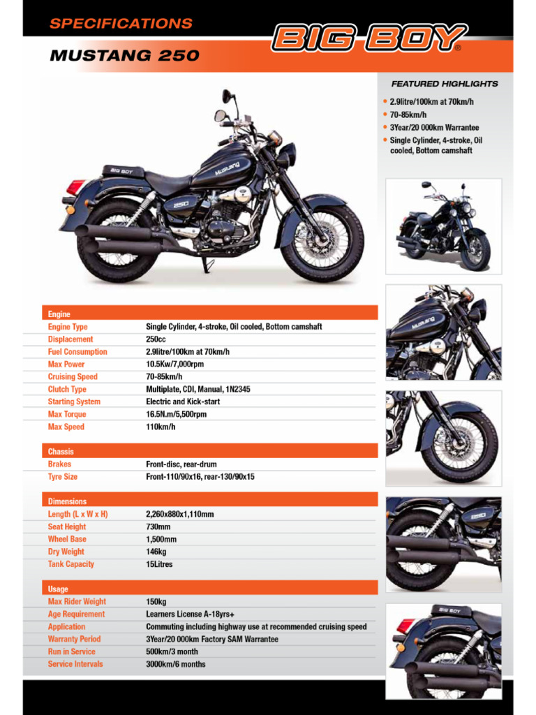 big-boy-commuters-mustang-250 | PDF