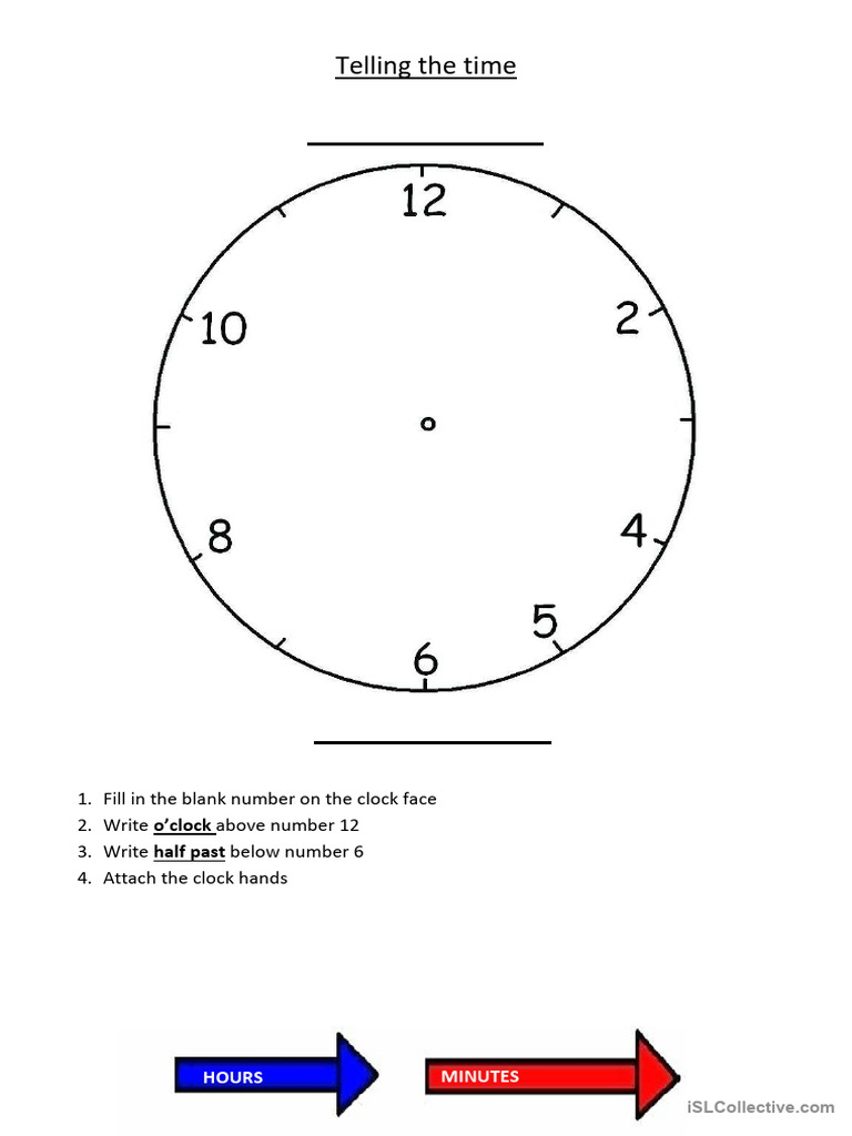 Daily Routine Time Worksheet | PDF