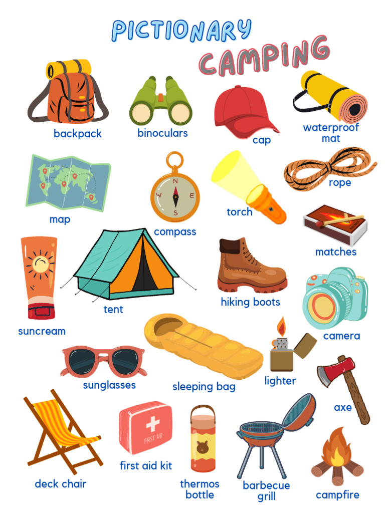 Pictionary_camping | PDF