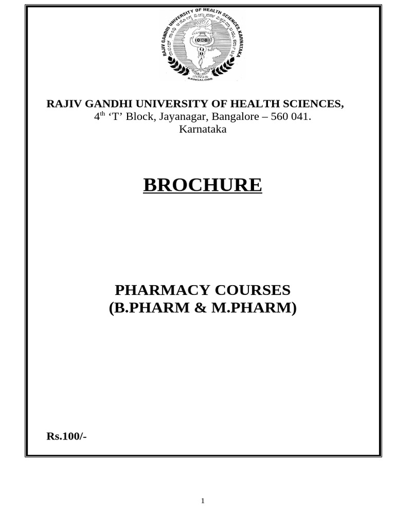 br_pharmacy | PDF | Teachers | Lecturer