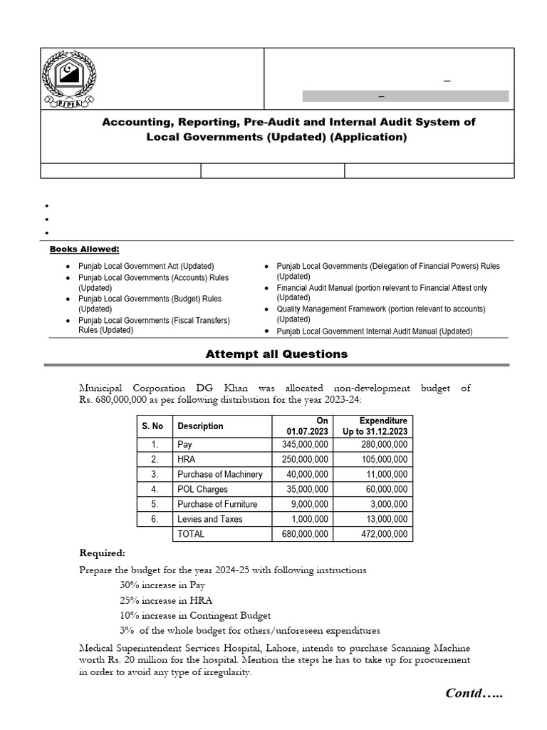Accounting, Reporting, Pre-Audit Sub | PDF | Budget | Taxation
