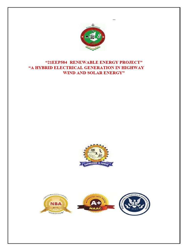 punith REPORT | PDF | Wind Turbine | Wind Power