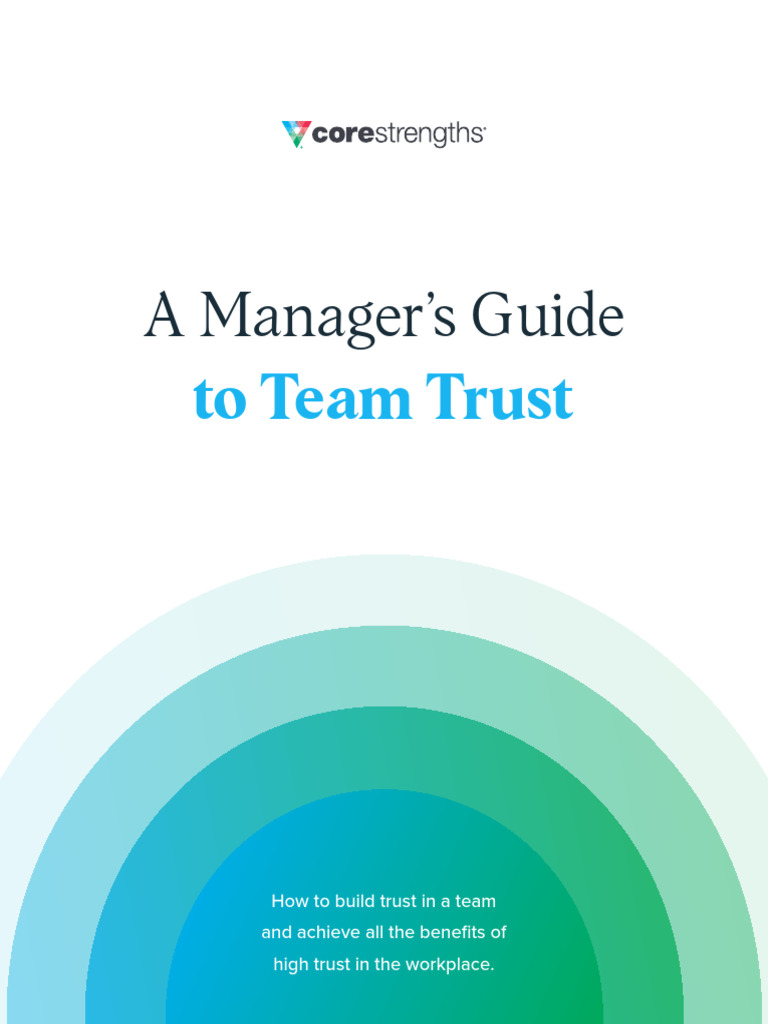 Guide To Team Trust | PDF | Motivation | Motivational