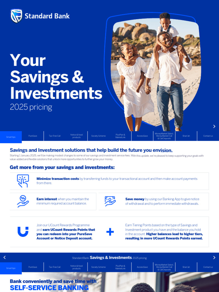 Standard Bank Savings Fees 2025 | PDF | Debit Card | Banks
