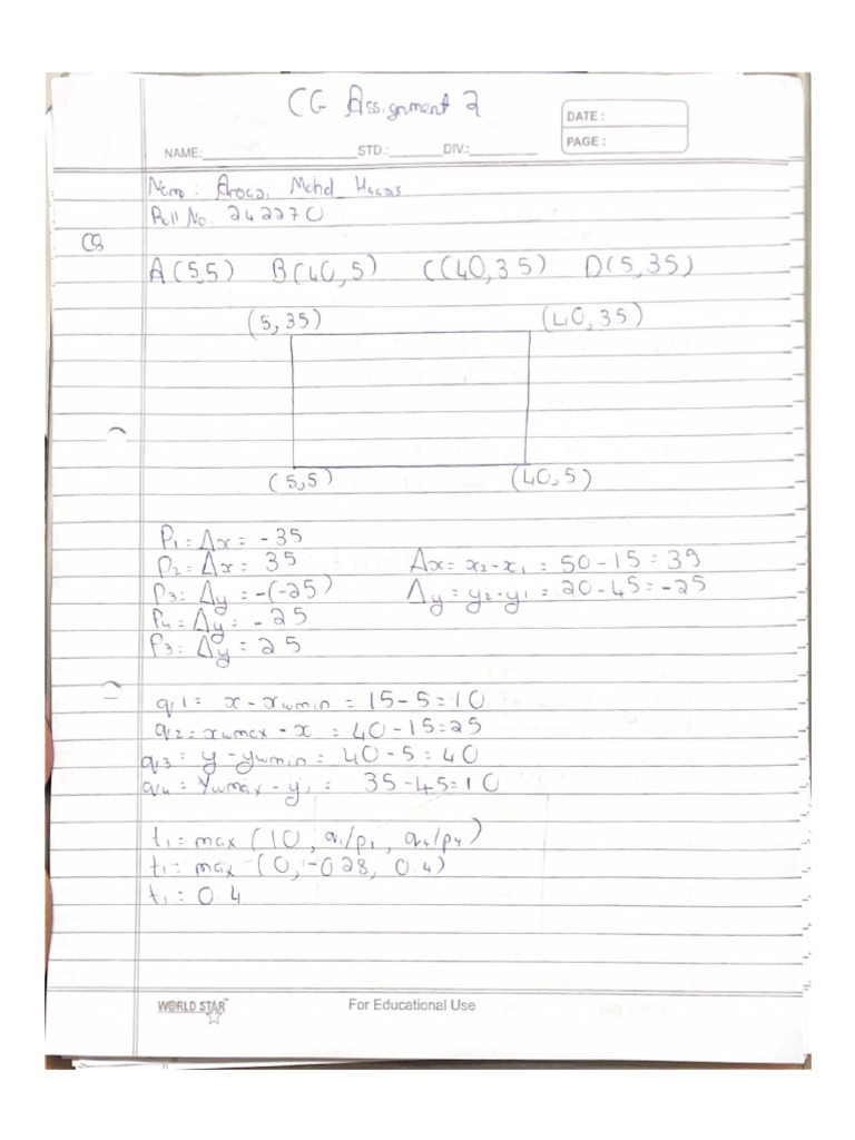 Cg Assignment 2 Pdf