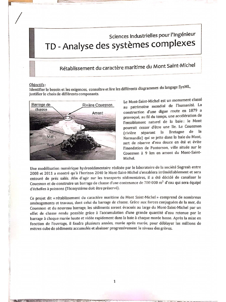 TD1 cycle1 | PDF