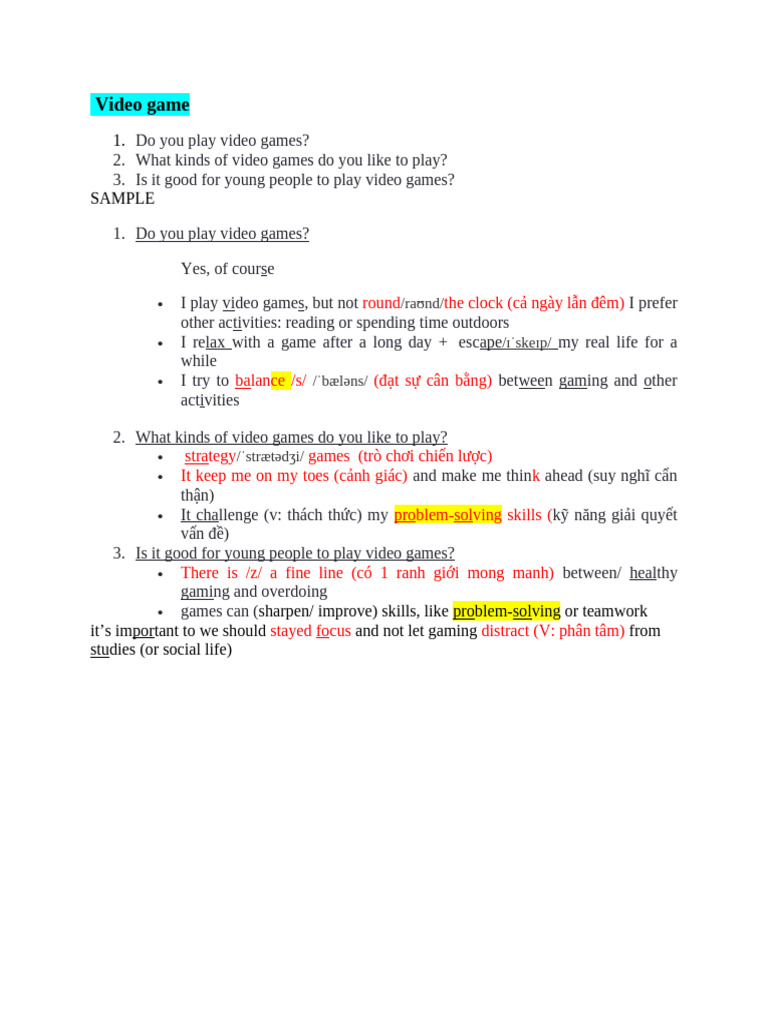 Video Game | PDF
