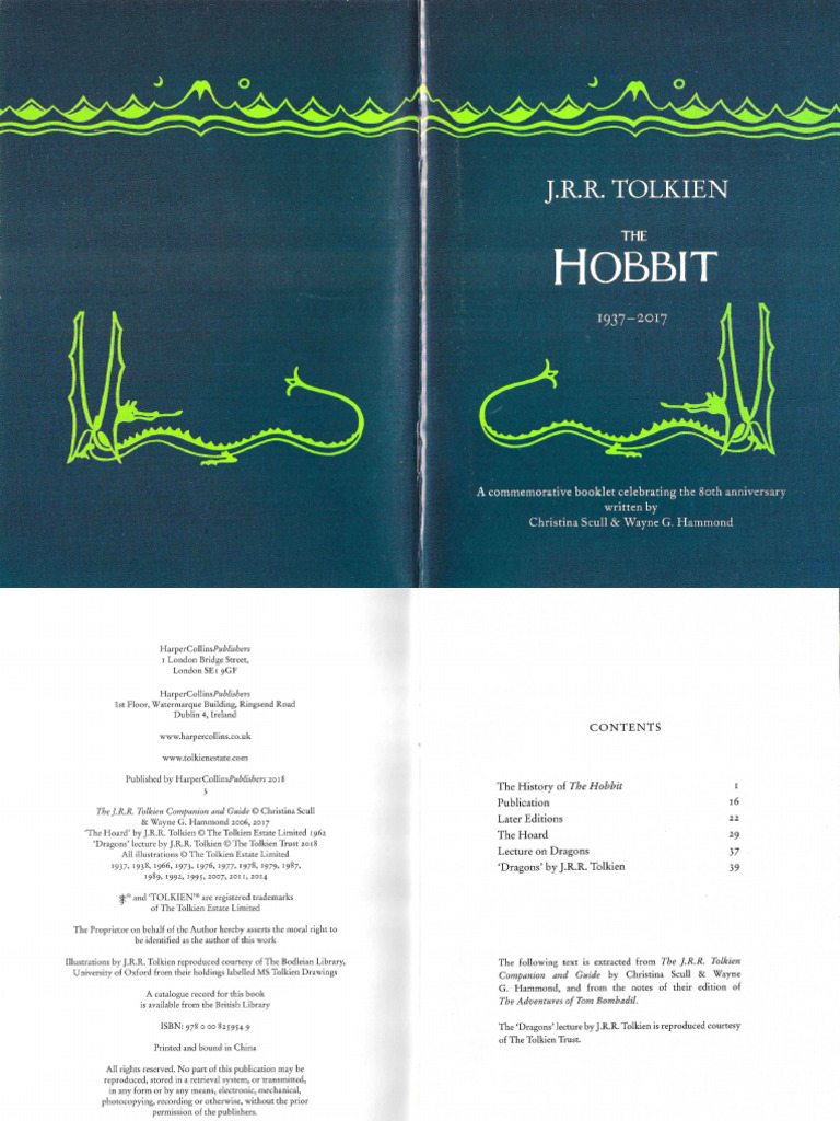 J.R.R. Tolkiens The Hobbit 1937-2017 (Christina Scull Wayne G. Hammond ...