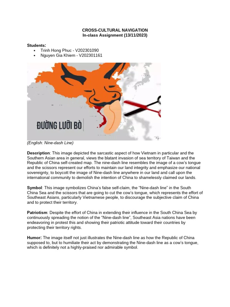 Cross-Cultural Navigation - In-Class Assignment (13.11) | PDF