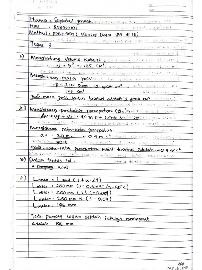 TT3 Konsep Dasar Ipa Di SD Sofiatul Jennah | PDF