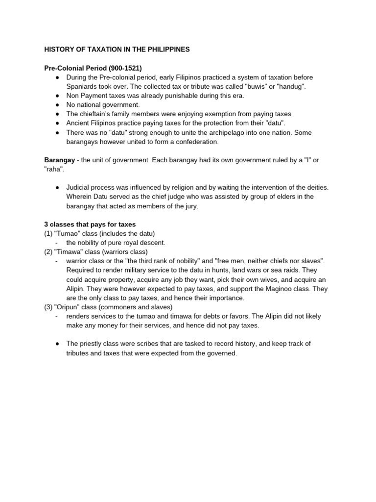 History (Pre - Colonial) | PDF