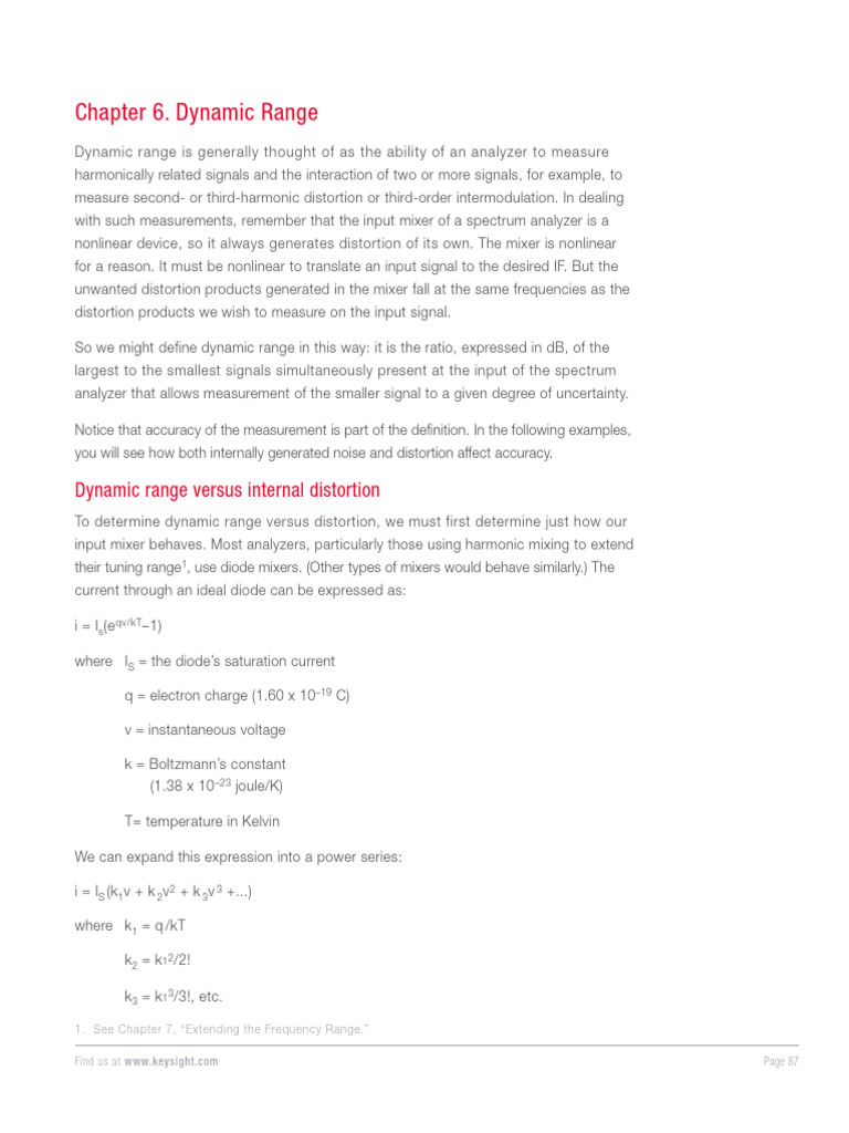 Spectrum Analysis Basics-Trang-4 | PDF | Signal To Noise Ratio | Decibel