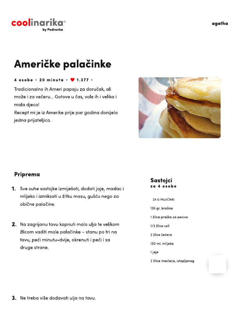 Americke Palacinke | PDF