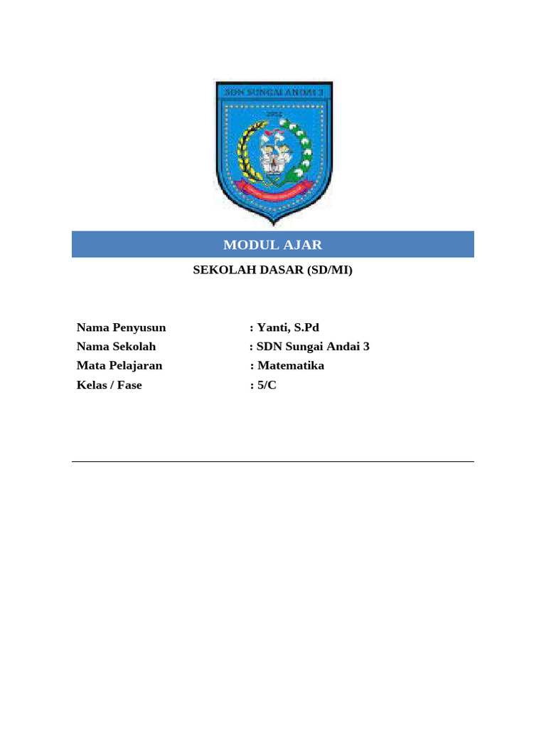 Ma Mtk Perjumlahan Dua Bilangan f.c Kls 5-1 | PDF