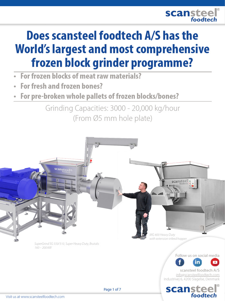 Frozen-block-grinders-comprehensive | PDF | Secondary Sector Of The ...