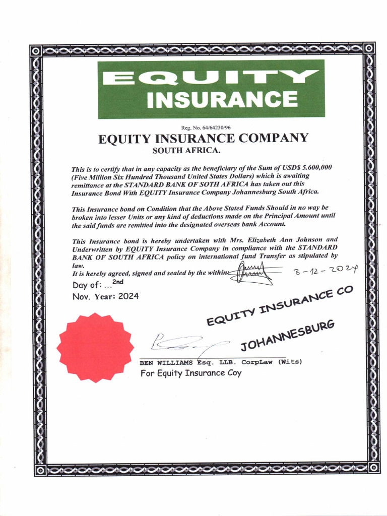 Equity Insurance | PDF
