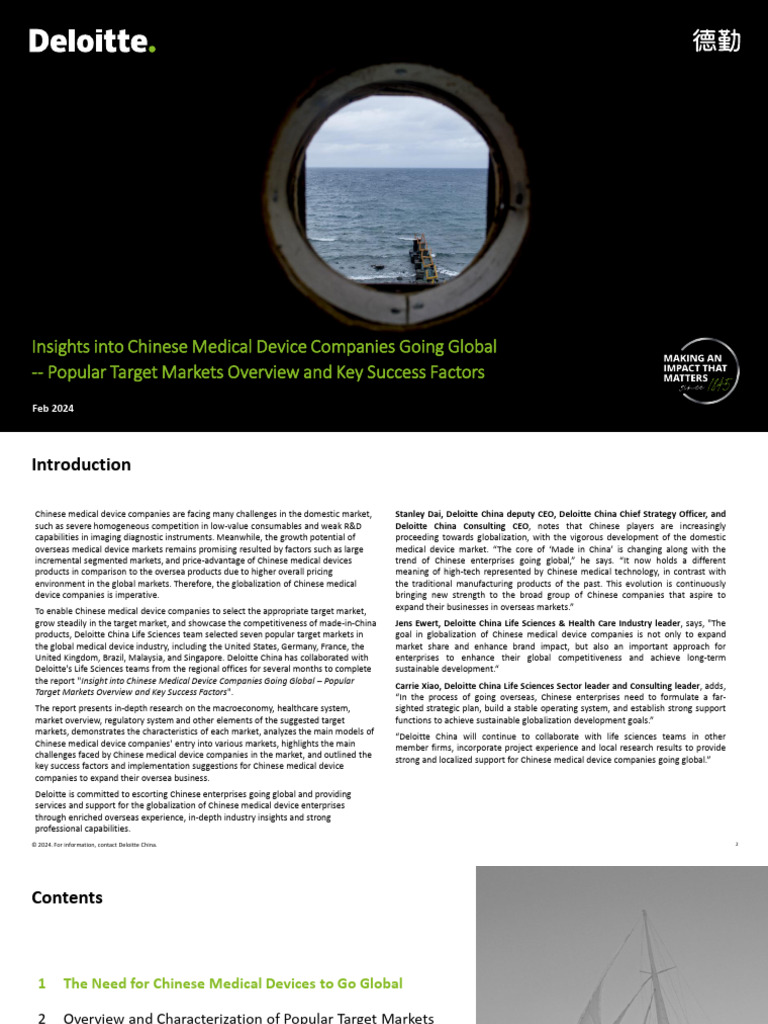 Insights Into Chinese Medical Device Companies Going Global - Popular ...