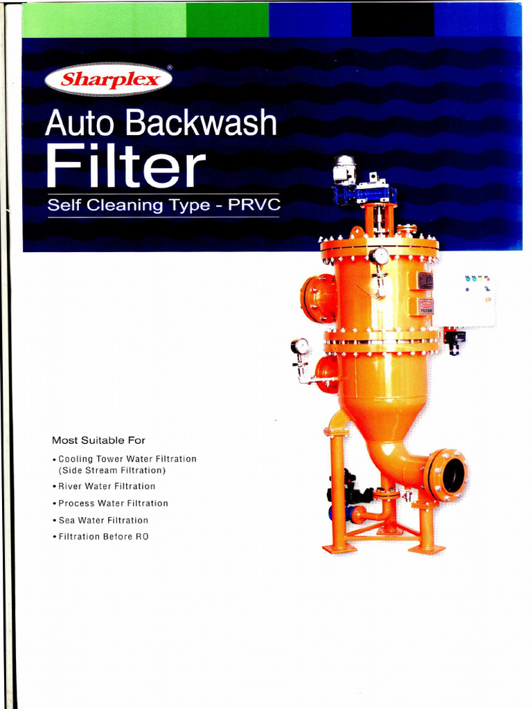 auto-backwash-filter | PDF | Filtration | Valve