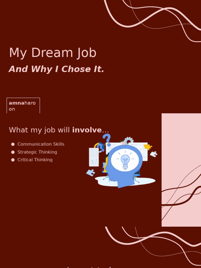 My Dream Job | PDF