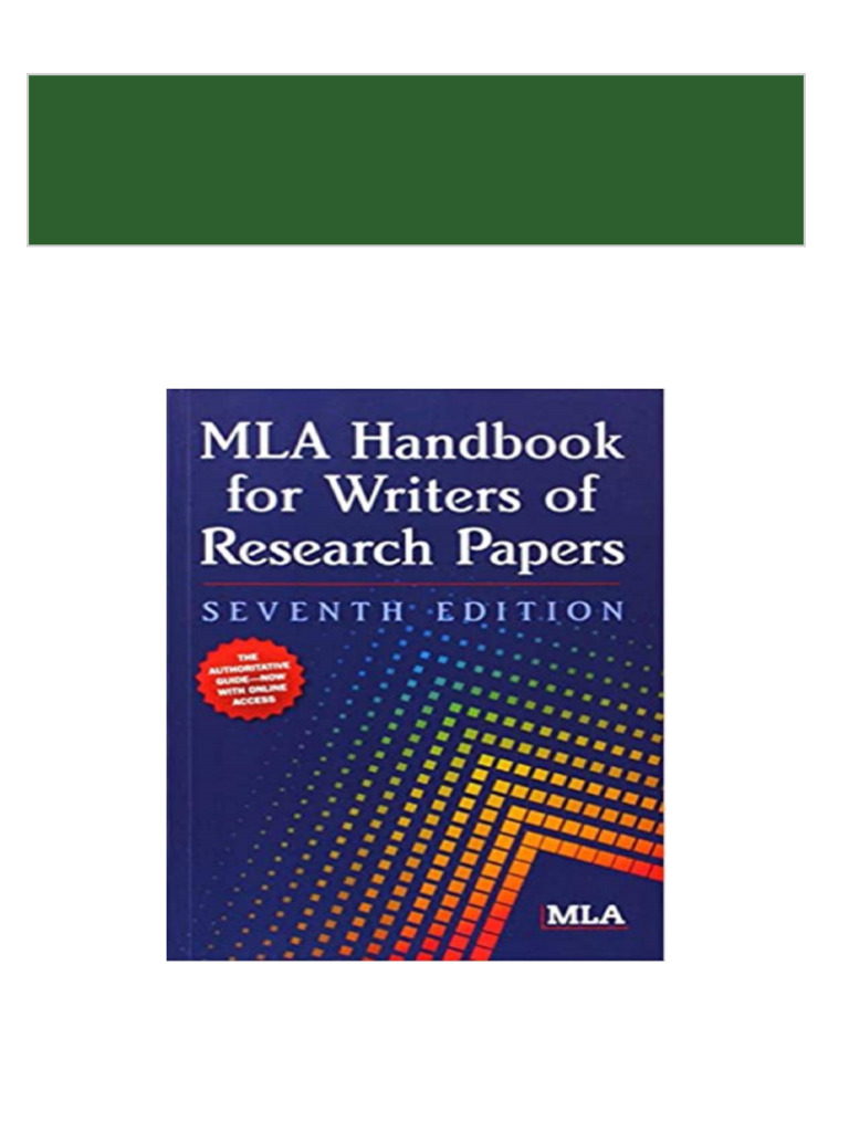 Mla 7Th Edition Pdf | Mla Guide Pdf – SNRTDE