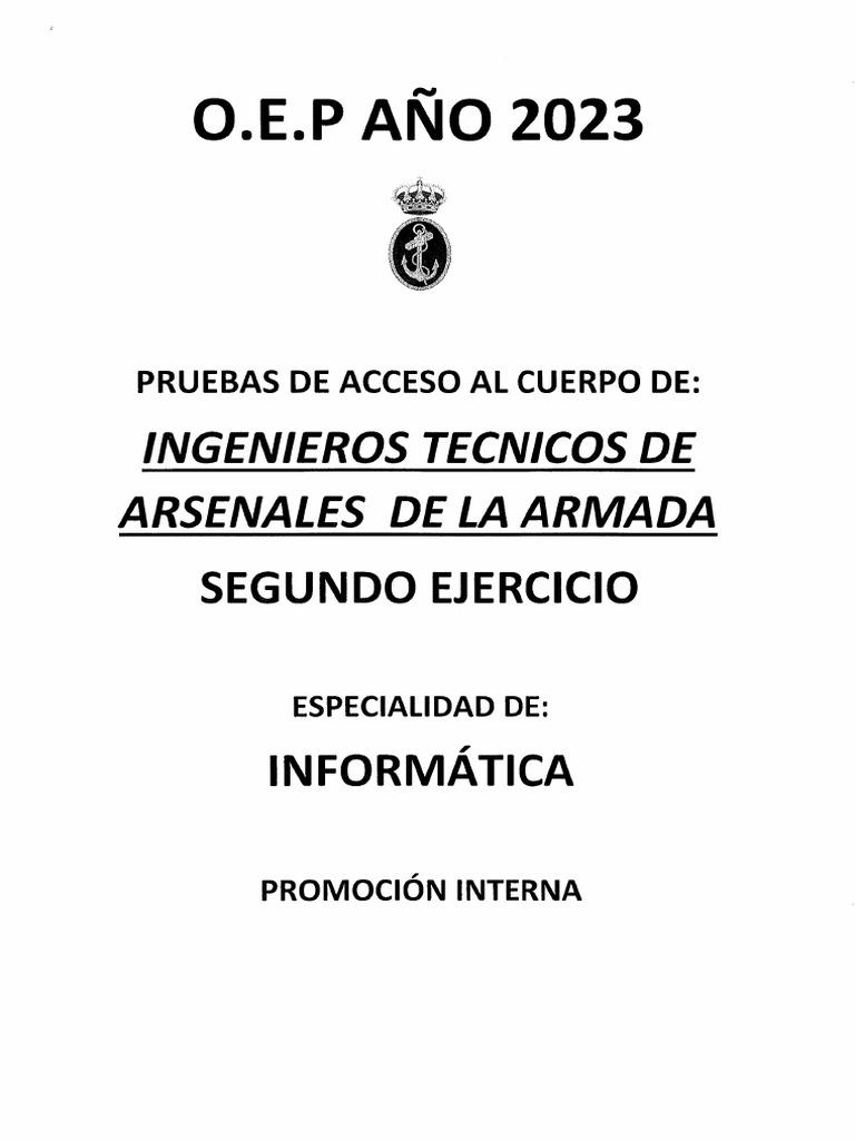 Informatica Segundo Ejercicio | PDF
