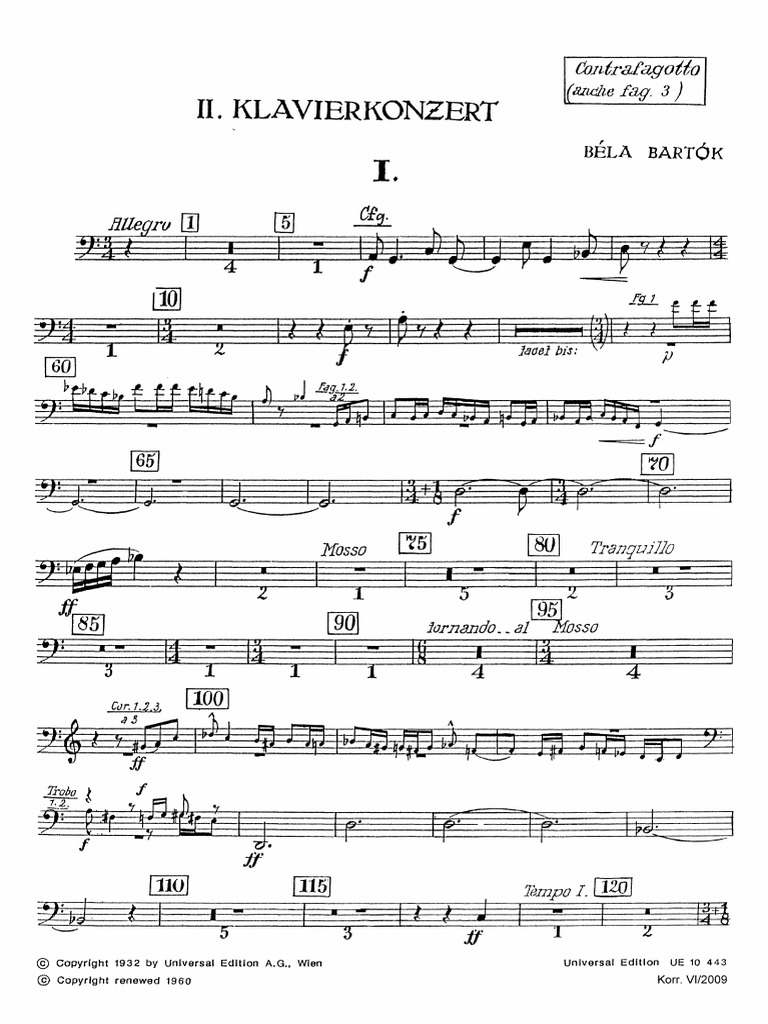 10 - IMSLP - Concerto Pour Piano N°2 - Contrebasson | PDF