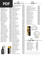 Chogan Parfümliste 01.2025 | PDF | Accessoires de mode | Stylisme