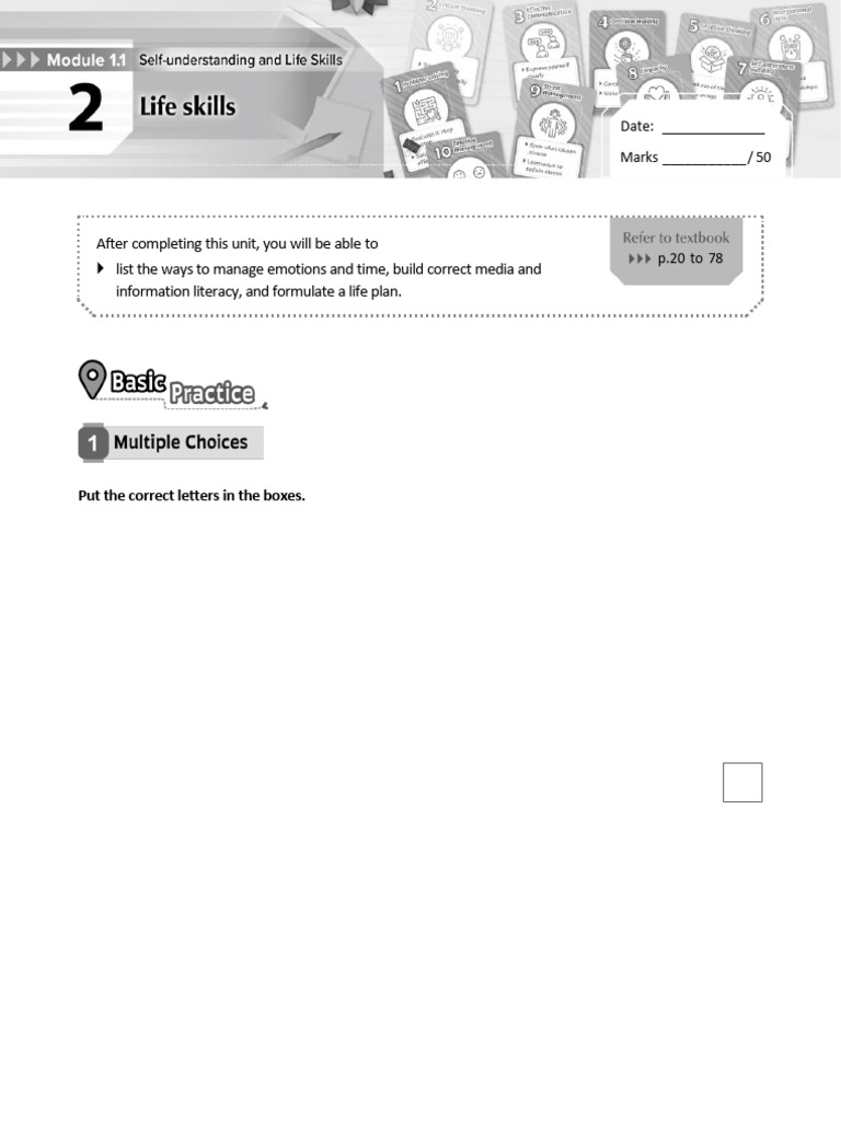 CES WB Book 1A Unit 2 Answers | PDF | Emotions | Adolescence