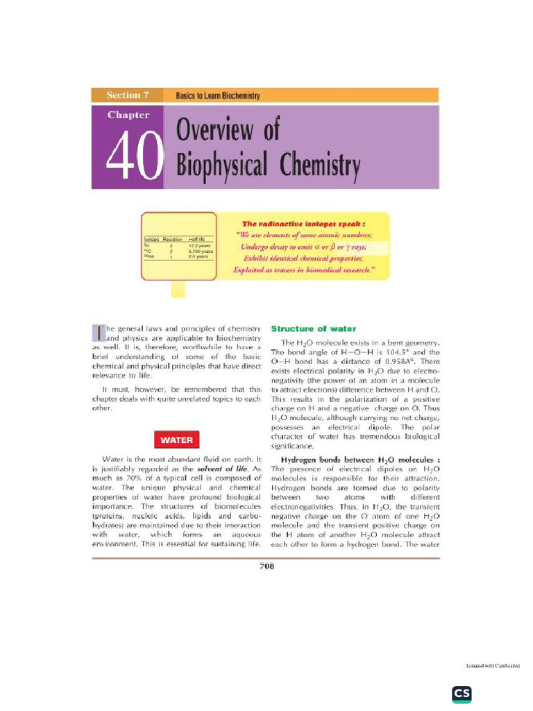 Biophysical Chemistry | PDF