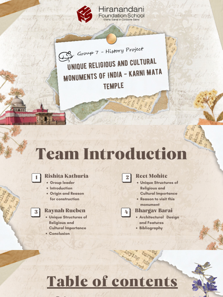 Group 7 - Term 2 - History Group Project - Class 9e | PDF | Hindu Deities