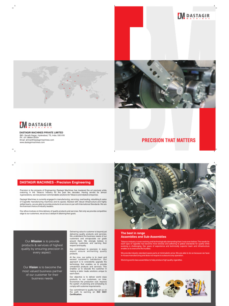 Dastagir Machines main brochure | PDF