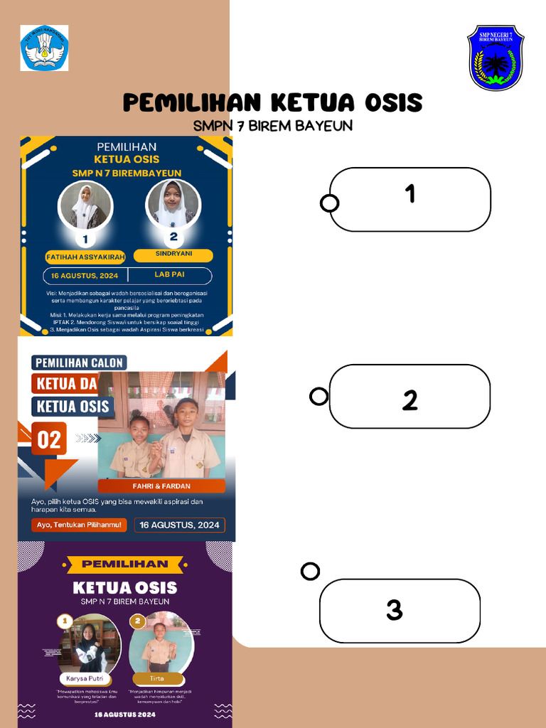 Lembar Pemilihan Osis | PDF