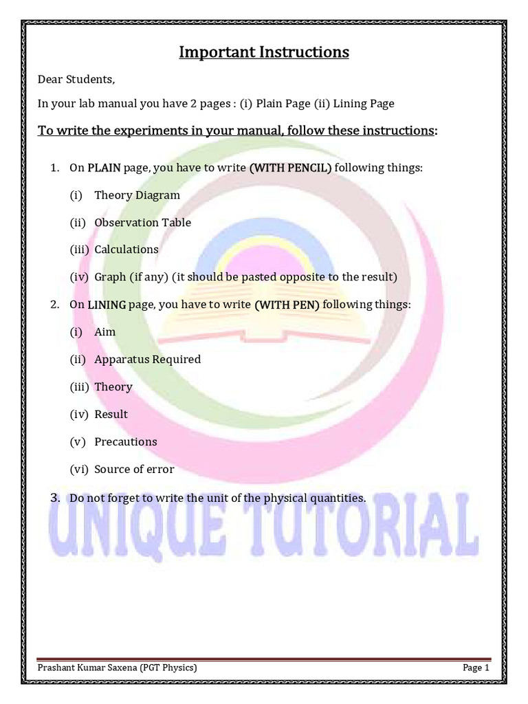 Physics Experiments (Class 12) | PDF | Electromagnetism | Electrical Engineering