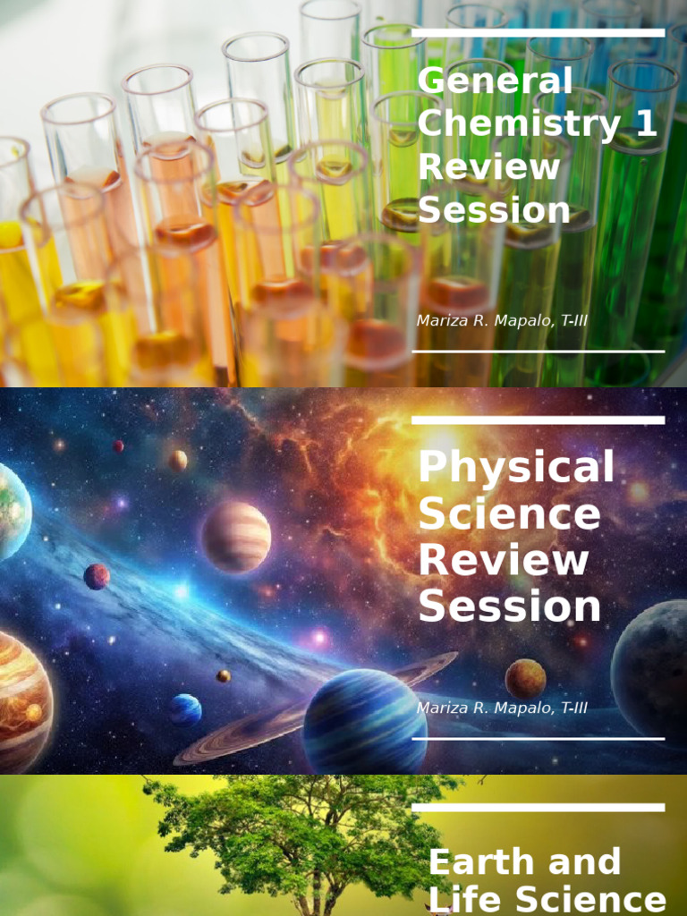 Q2 ReviewSession GenChem PhySci ELS | PDF
