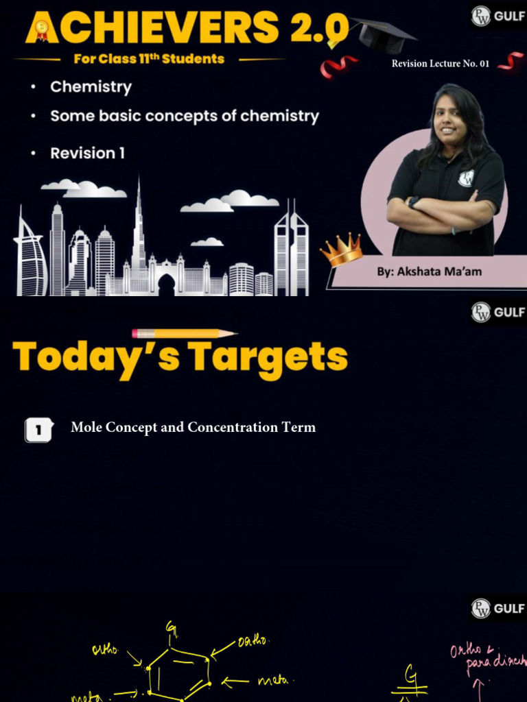 Some Basic Concepts Of Chemistry 01 Class Notes Revision Pdf