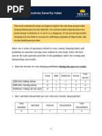 ISI Insomnia-Severity-Index PDF | PDF | Insomnia | Sleep