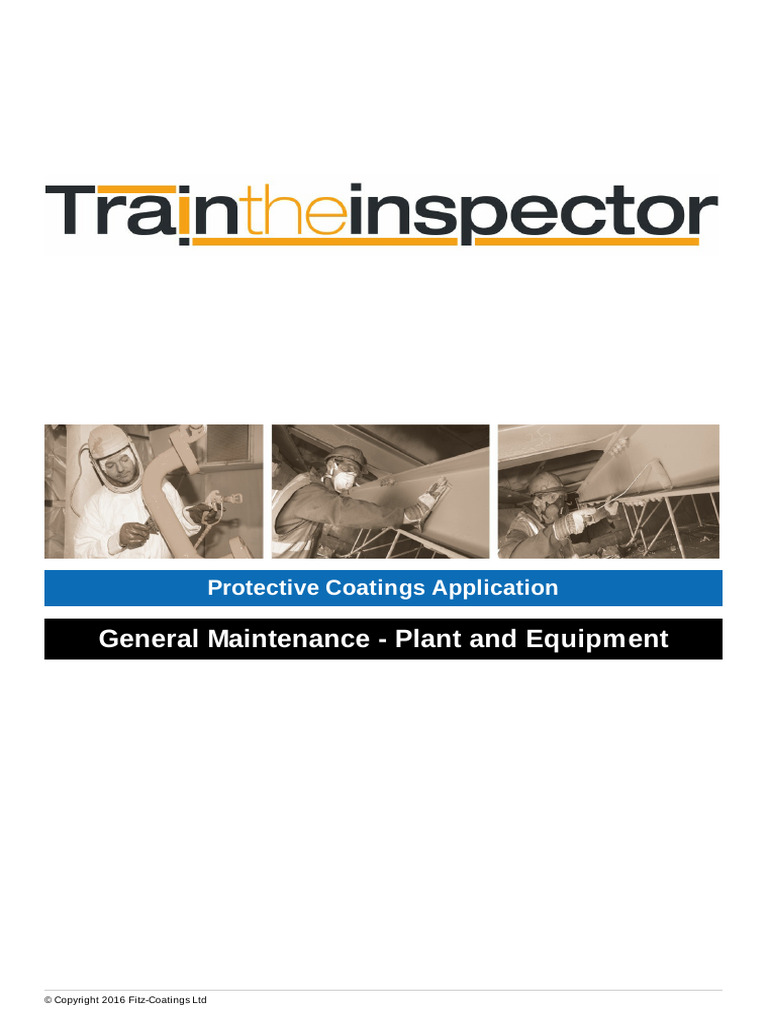 3 General Maintenance - Plant and Equipment | PDF | Paint