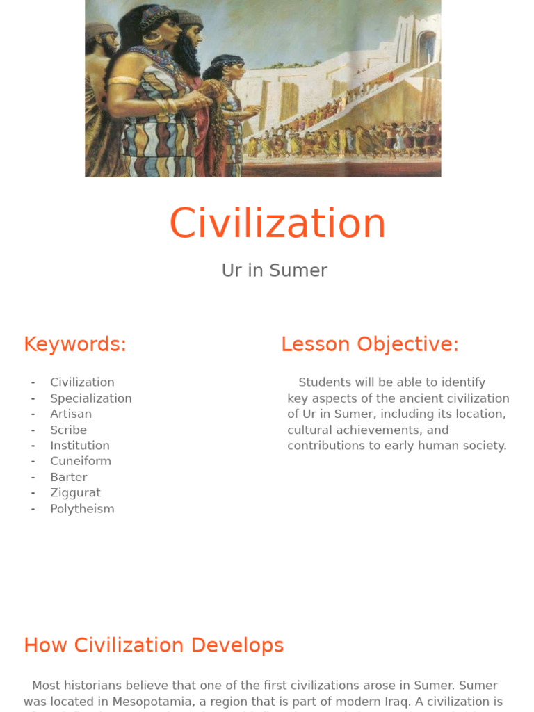 Civilization Ur in Sumer | PDF | Sumer | Ur