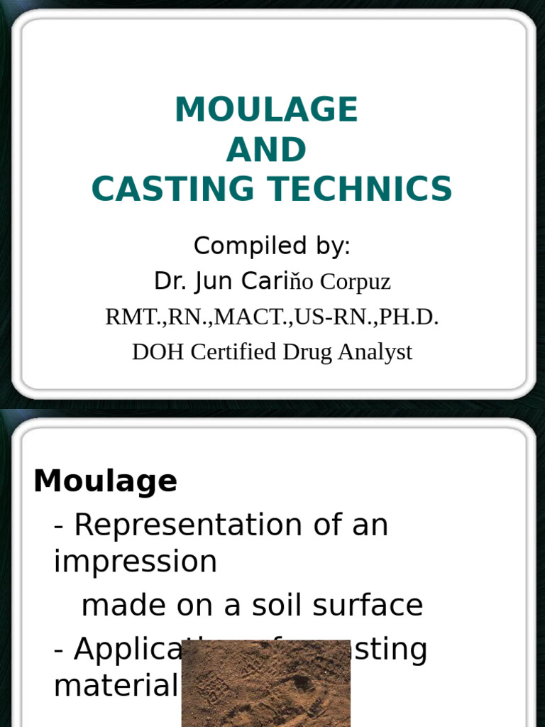 Chapter Vi. Moulage and Casting | PDF | Plaster | Casting