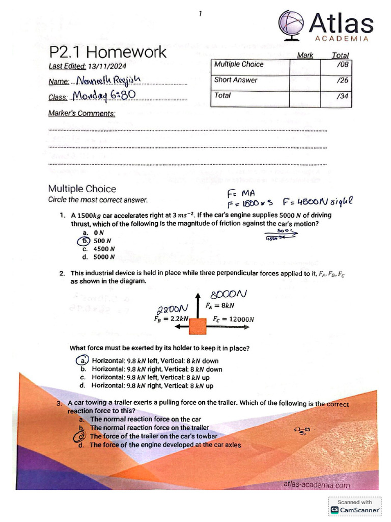P2.1 Homework - Navneeth | PDF