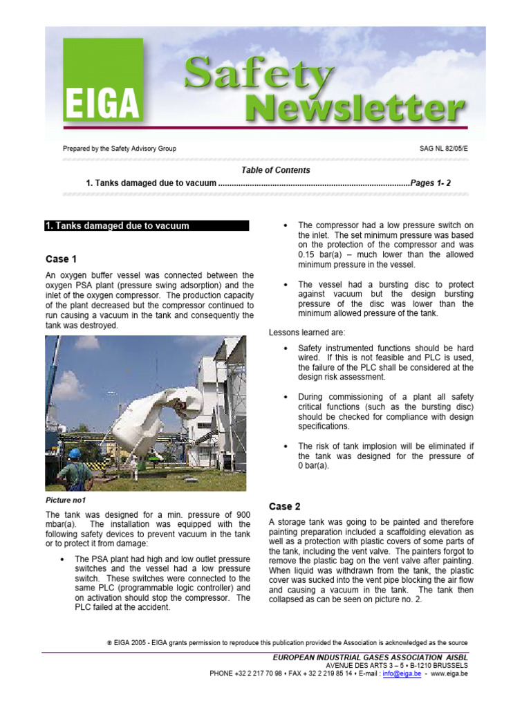 eiga_tank_implosion | PDF | Gases | Gas Technologies