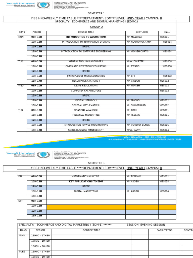Edm HND 1 Campus B (2024) | PDF | Mathematics | Software Engineering