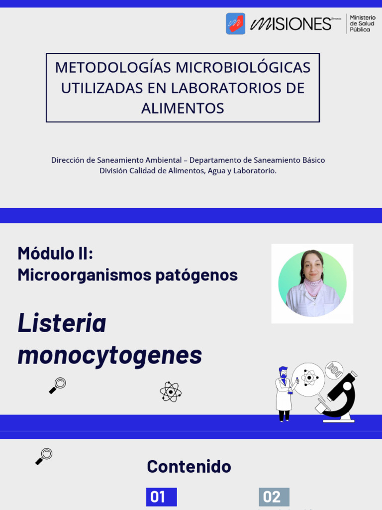 Modulo 2-Listeria Monocytogenes | PDF | Microbiología