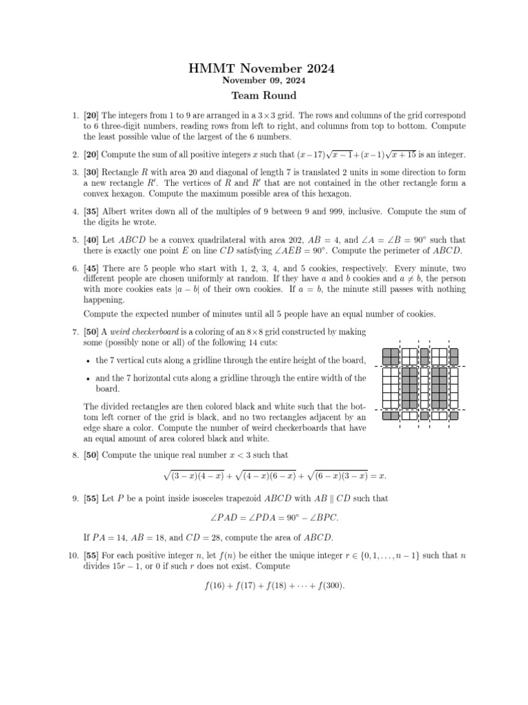 Problems (2) | PDF | Rectangle | Area