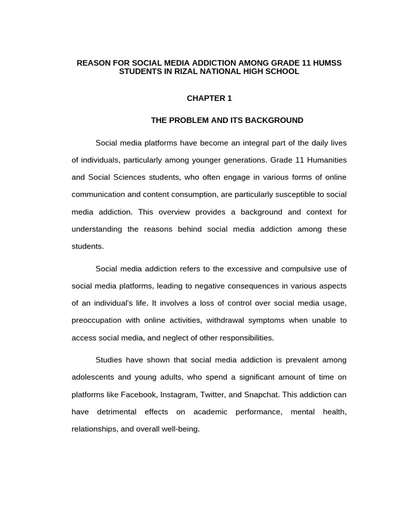 Grade 11 Humss Student in Rizal National High School. 1 | PDF | Social ...