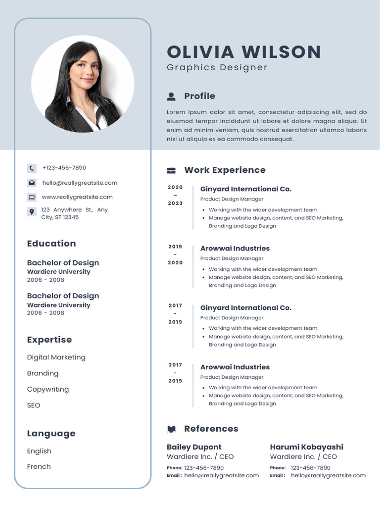 Simple Professional CV Resume (2) | PDF