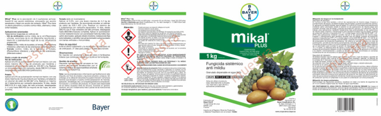 Mikal Plus Labelpdf | PDF