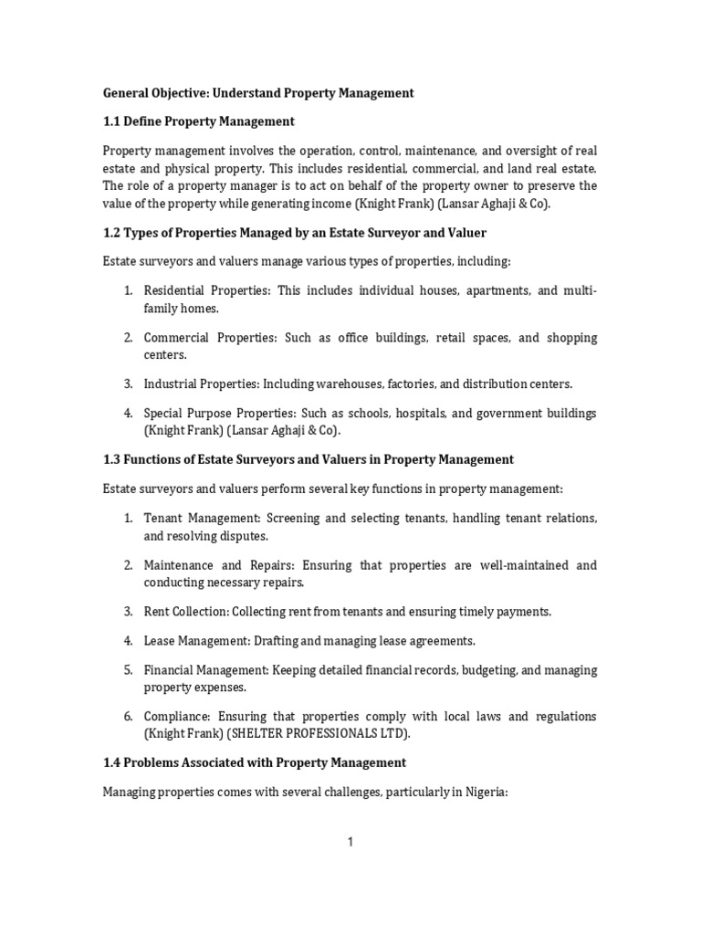 Understanding Property Management | PDF | Property Management | Real Estate Appraisal