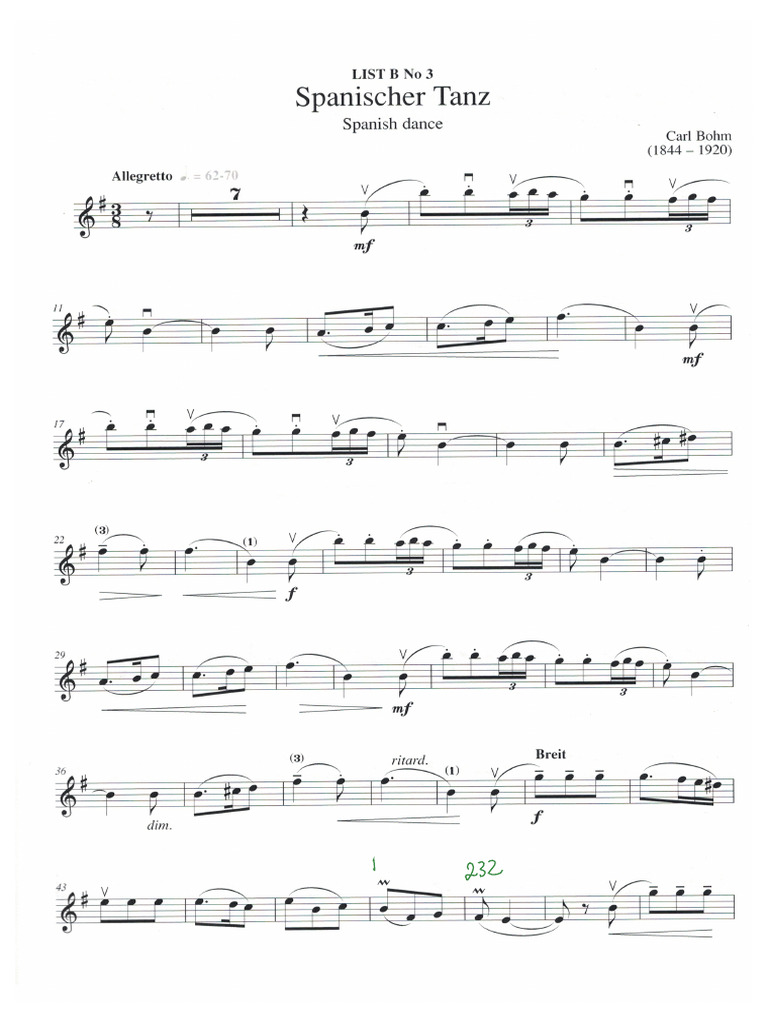 B8AMEB Spanischer Tanz | PDF